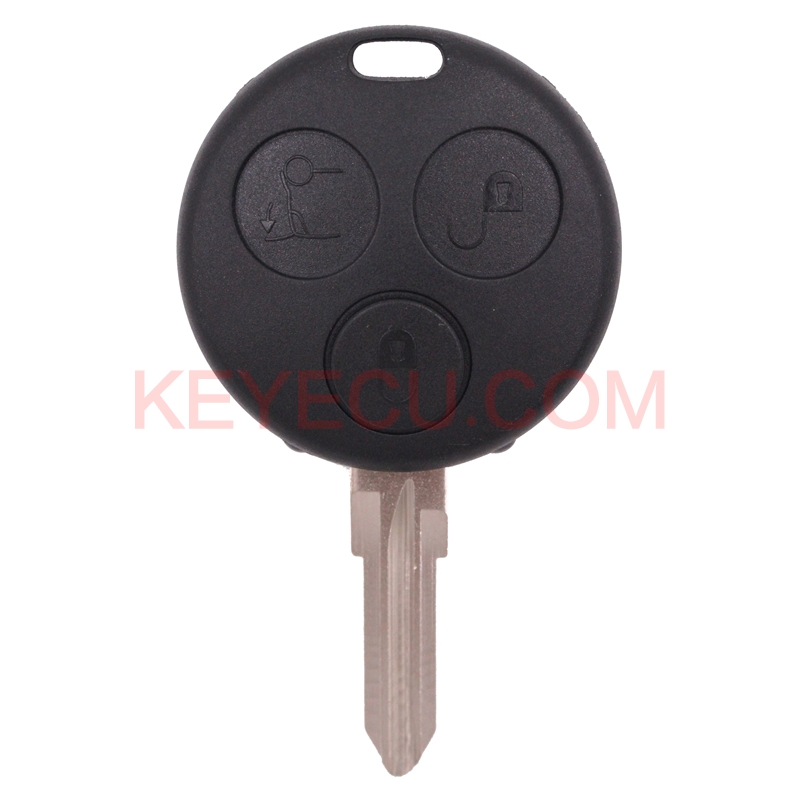 Smart Remote Key Shell 3 Buttons (Two infrared holes without logo),For ...