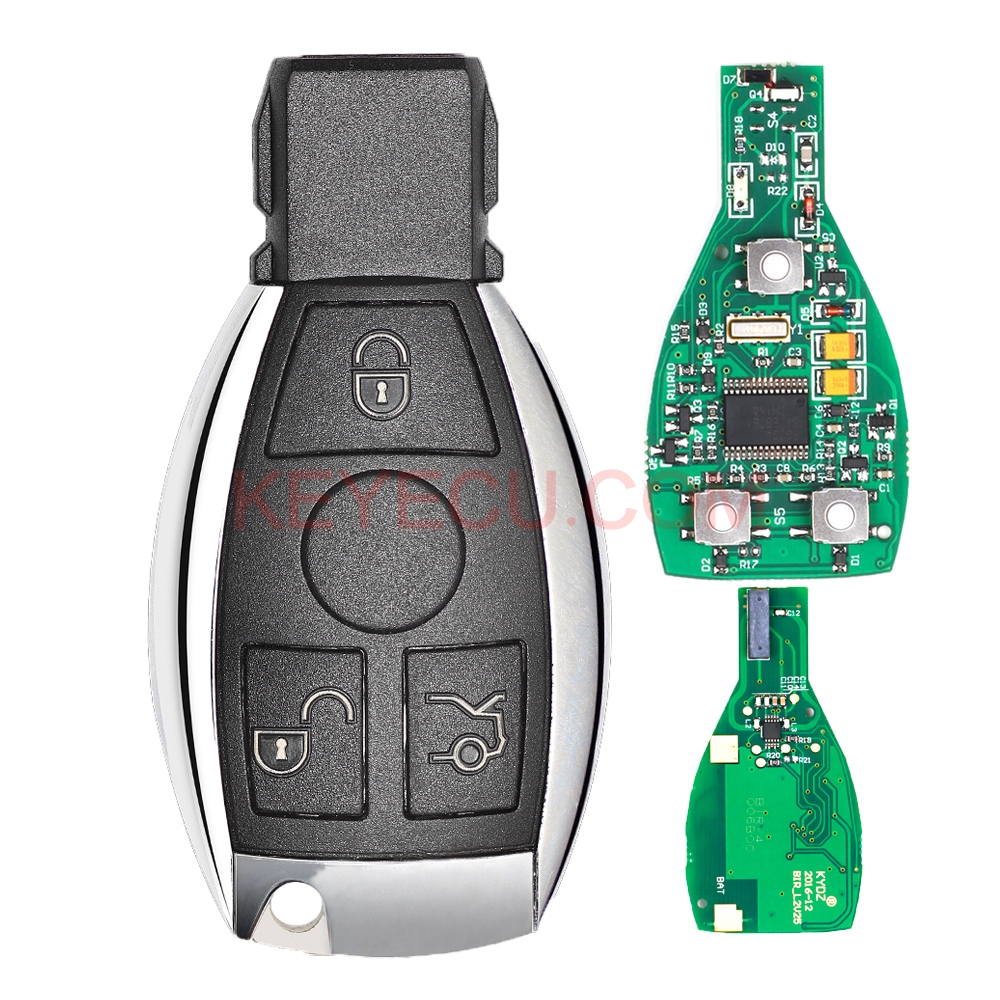KYDZ Remote Key 3 Button 433MHz for Mercedes-Benz BAG & NEC 2000+,For ...