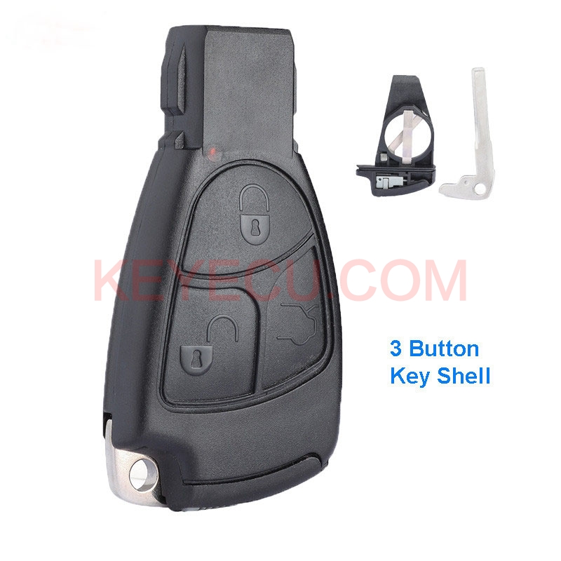 Smart Remote Key Shell 3 Button for Benz Sprinter C S E Class,For ...