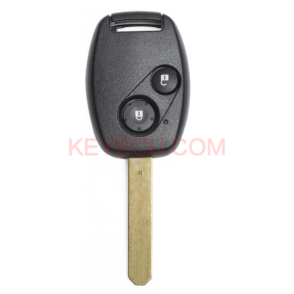 2 Button 433MHz ID46 Chip Remote Car Key Fob for Honda Accord Civic ...