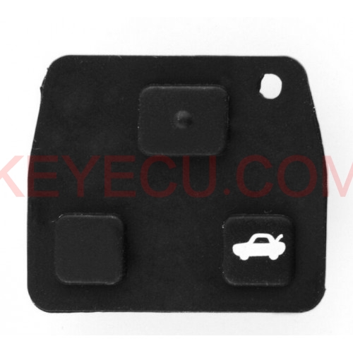 Remote Key Black Rubber Pad Keypad for Toyota 2 /3 Button,For Toyota