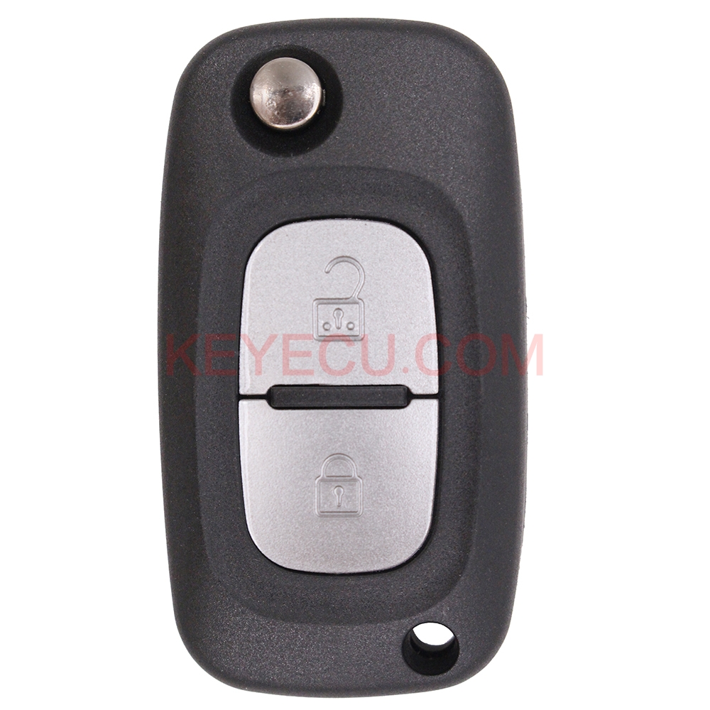 Flip Remote Key Shell 2 Button for Renault No Logo,For Renault