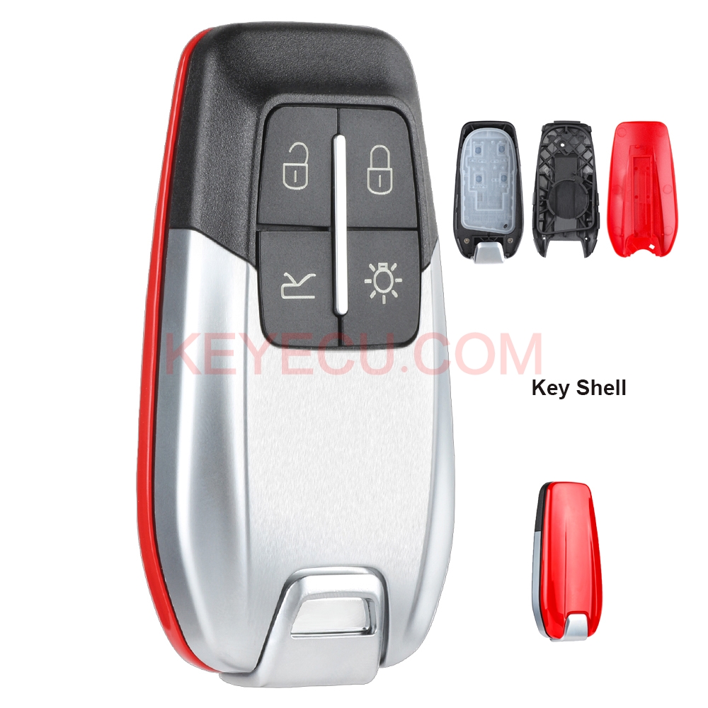 Smart Luxury Remote Key Shell 4 Button for Ferrari 458 588 488GTB ...