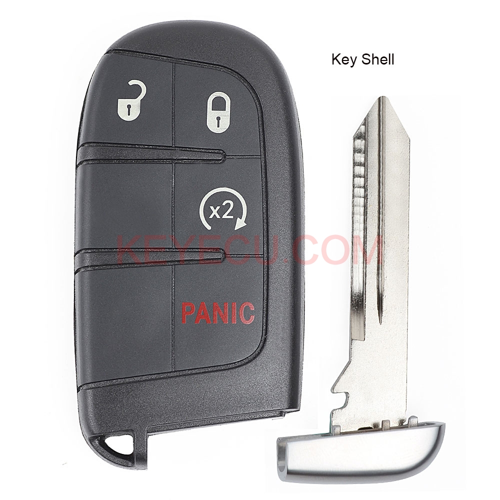 Smart Remote Key Shell 3+1 Button for Chrysler,For Chrysler