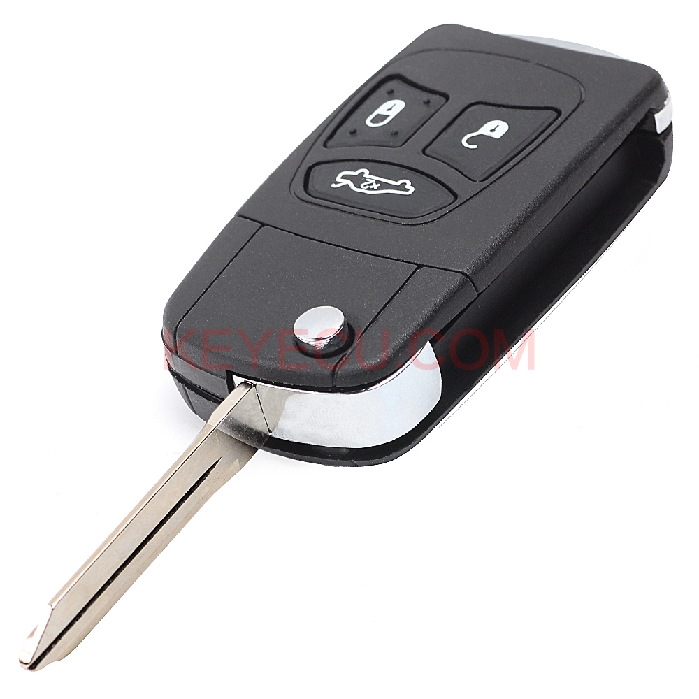 Modified Flip Remote Key Shell 3 Button for Chrysler,For Chrysler