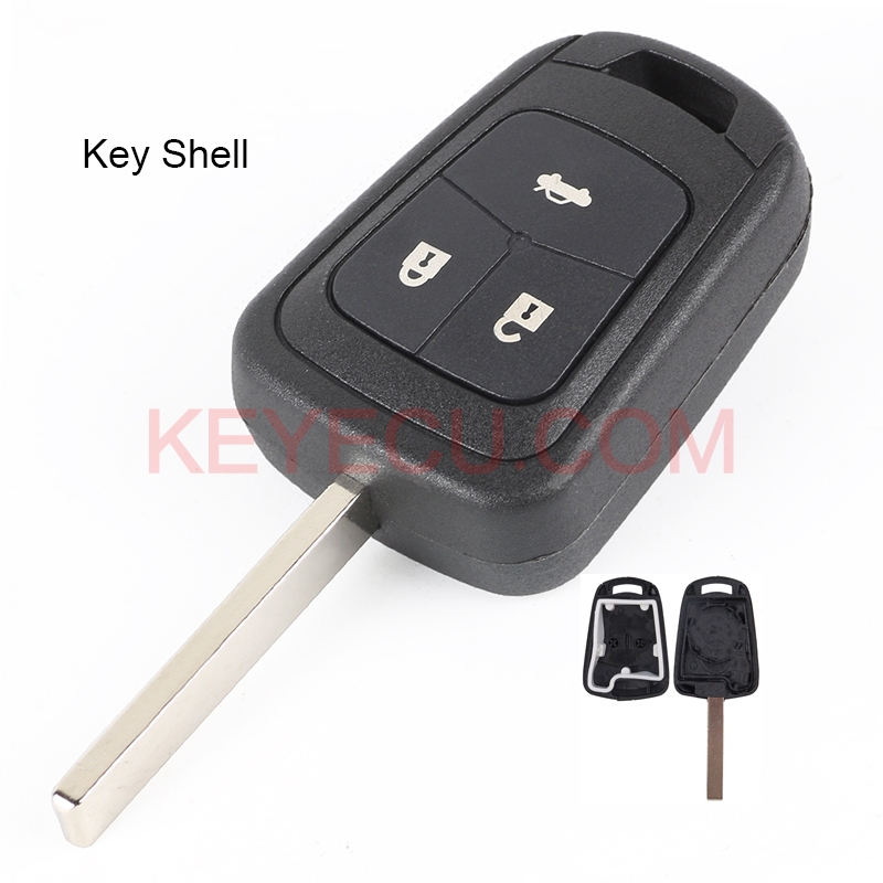 Remote Key Shell 3 Buttons for Chevrolet Aveo,For Chevrolet