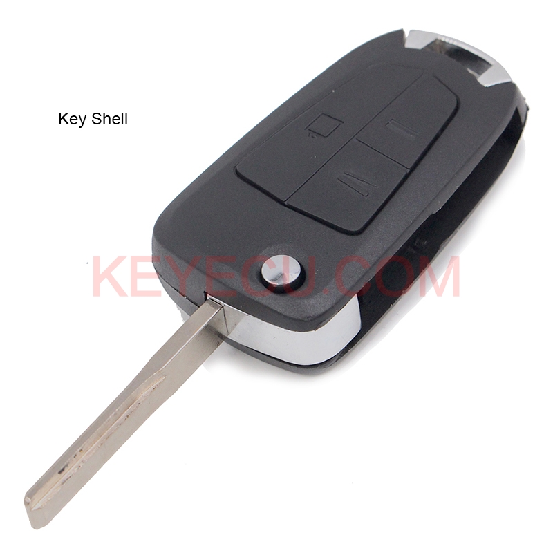 Folding Remote Key Case 3 Button for OPEL,For Opel