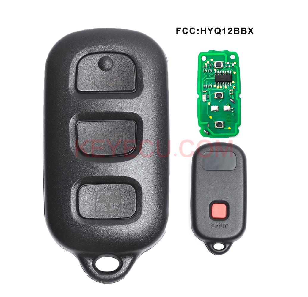 New Replace Remote Car Key 3 1 Button For Toyota FCC HYQ12BBX For Toyota new-replace-remote-car-key-3-1-button-for-toyota-fcc-hyq12bbx-for-toyota