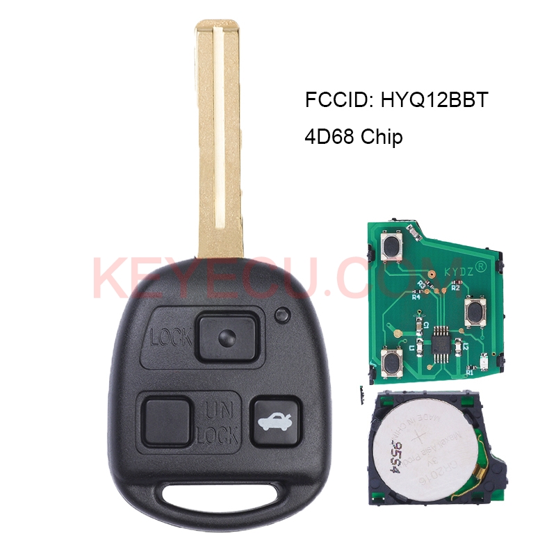 Remote Key 3B 4D68 314.4MHz for Lexus RX330 RX350 RX400h RX450h FCC ...