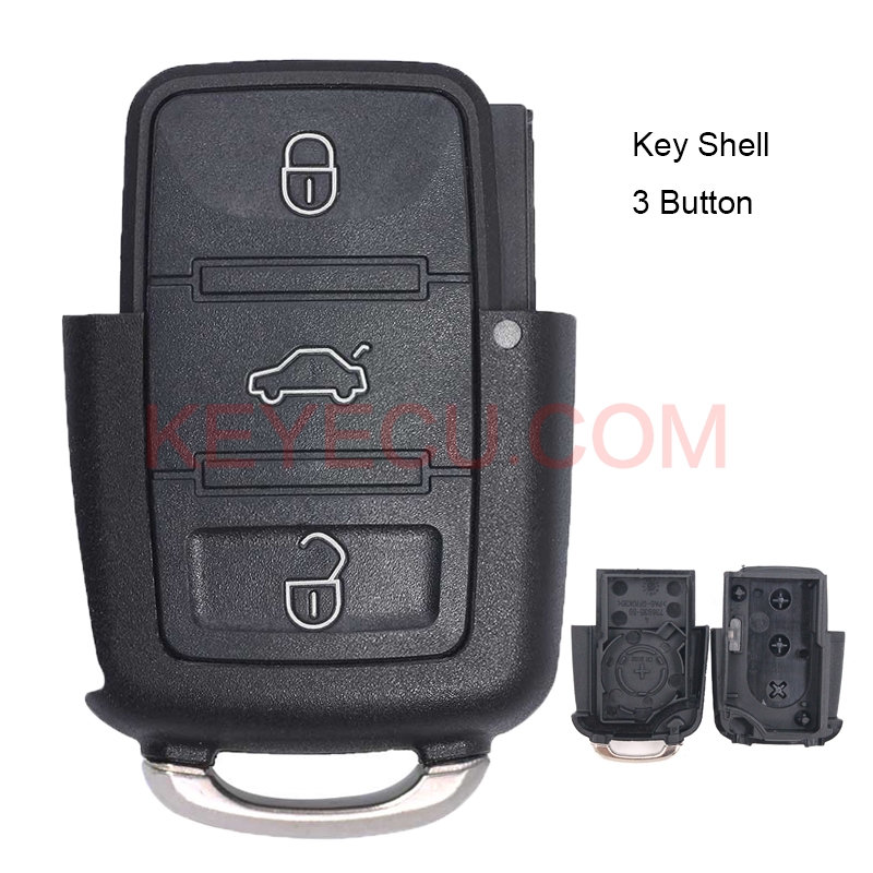 Remote Key Shell 3 Button for VW,For Volkswagen