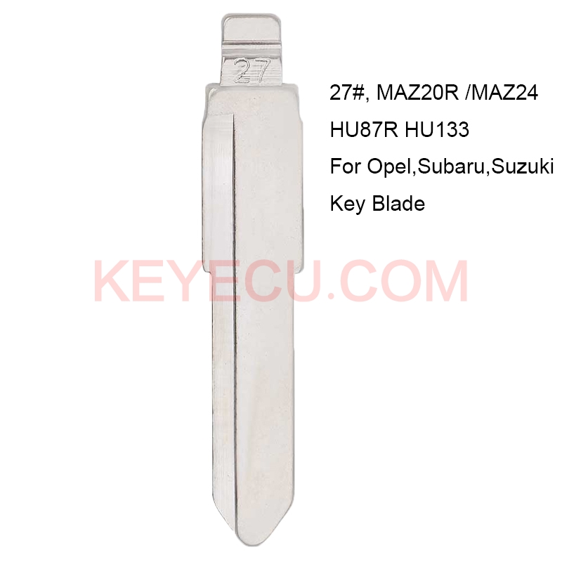 10PCS KEYDIY Universal Remotes Flip Blade 27#, MAZ20R /MAZ24 HU87R ...