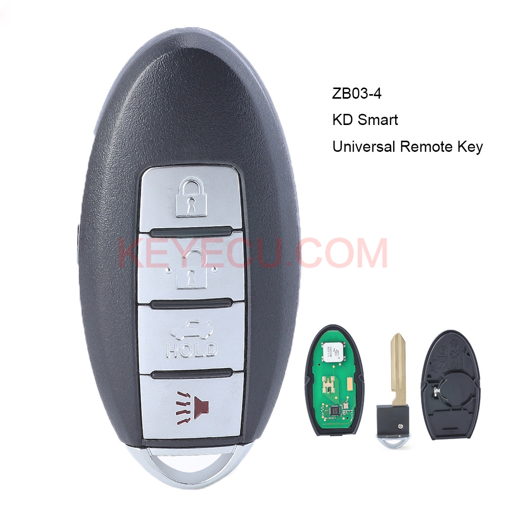 KEYDIY ZB03-4 KD Smart Universal Remote Key 4B for KD900 KD-X2 Mini KD ...