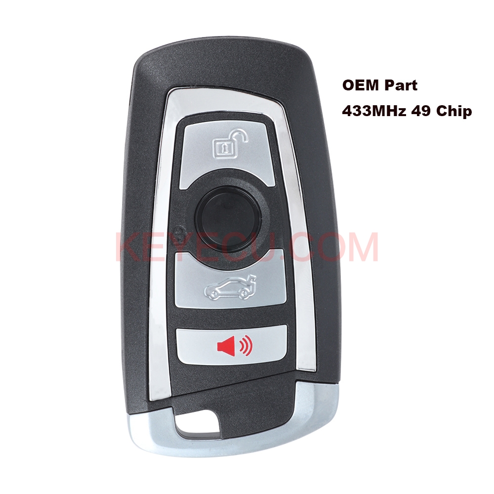 OEM Smart Remote Key Fob 4 Button 433Mhz PCF7953/49 Chip for BMW F ...