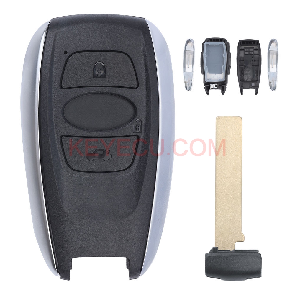 Smart Remote Key Shell 3 Button for Subaru Forester Legacy Impreza XV ...