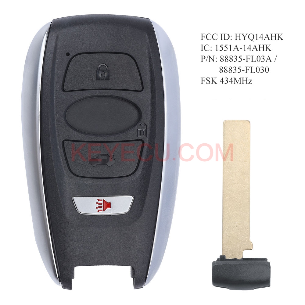 Smart Prox Remote Key Keyless for Subaru Ascent Crosstrek Forester ...