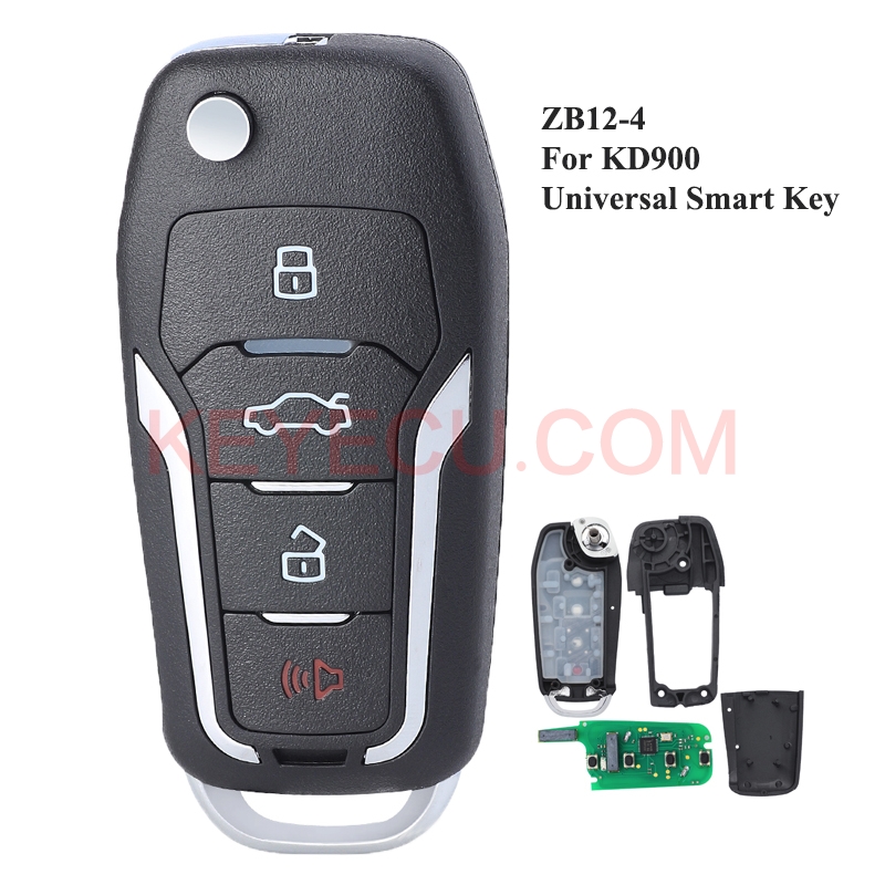 Universal KEYDIY KD Smart Key Remote Flip Type for KD-X2 KD Car Key ...