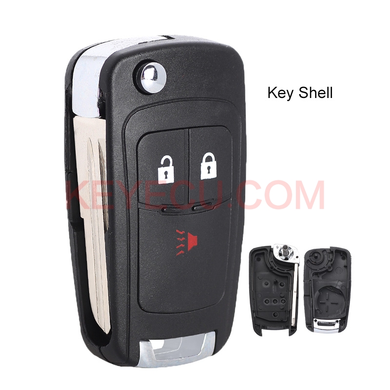 Remote Car Key Shell Case 2+1 Button for Chevrolet Spark 2012-2016,For ...