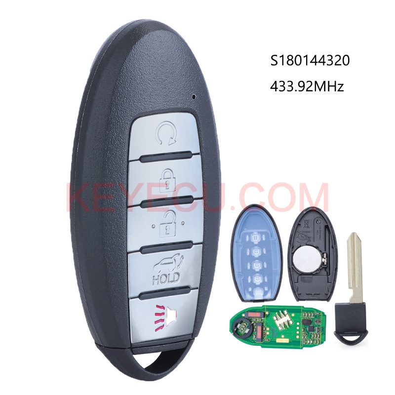 Smart Car Remote Key FSK 433.92MHz PCF7953M 4A Chip Fob for Infiniti ...