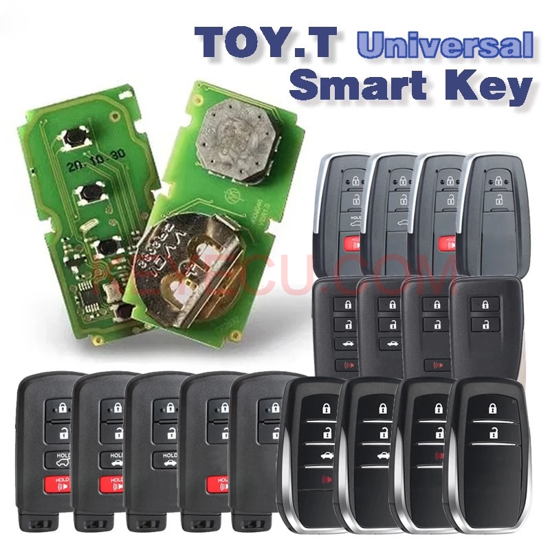 Xhorse VVDI XM Smart Key Universal Remote Key for Toyota 8A 4D for KEY ...