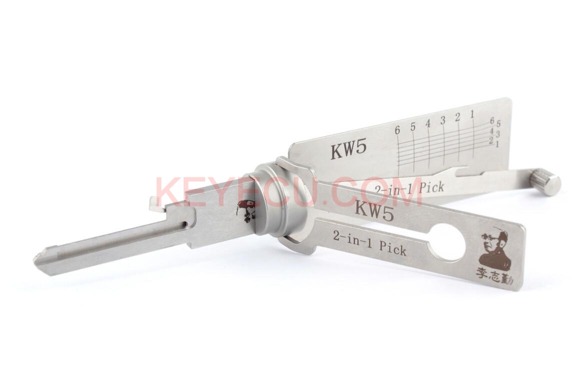 LISHI Civil lock Pick Tool 2 IN 1 Tool KW5,Lishi Lock Pick