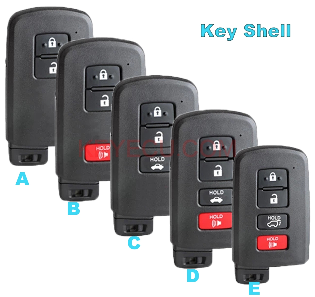 Smart Remote Key Shell for Toyota Camry Avalon,For Toyota