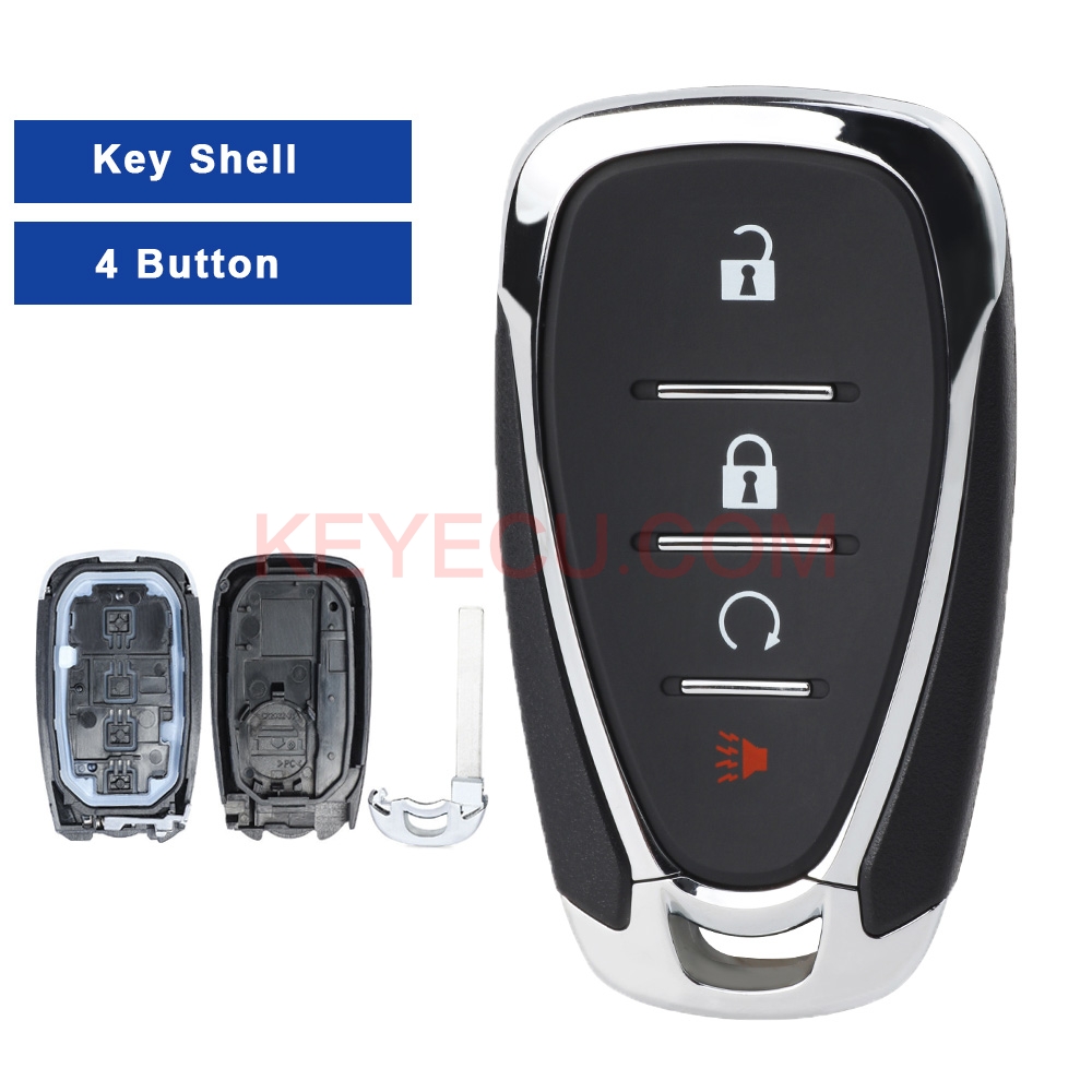 Smart Remote Key Shell 4 Button for Chevrolet Equinox Bolt EV Trax 2017 ...