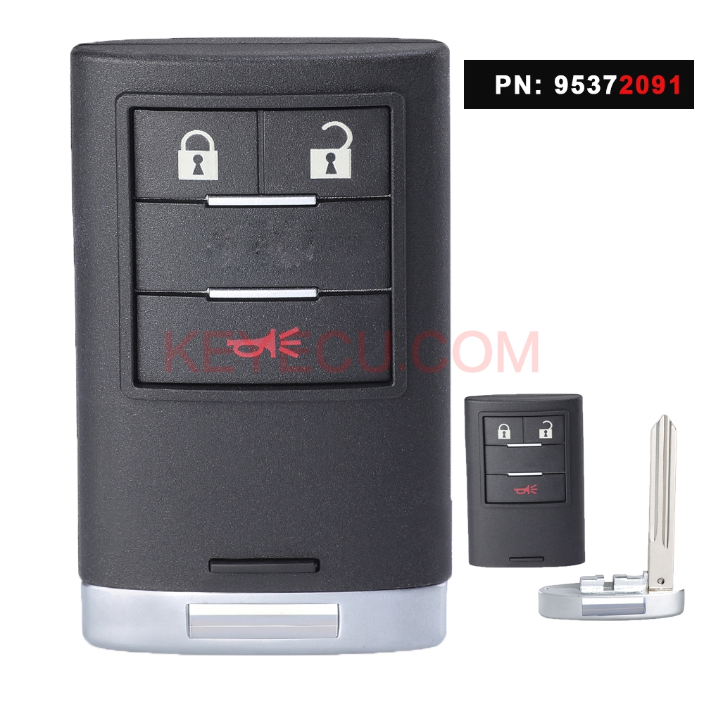 Smart Remote Key Fob 433MHz PCF7952A ID46 Chip For Holden Chevrolet ...