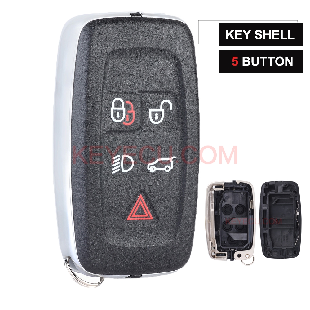 Remote Key Shell Case Fob 5 Button for Land Rover LR4 Range Rover ...