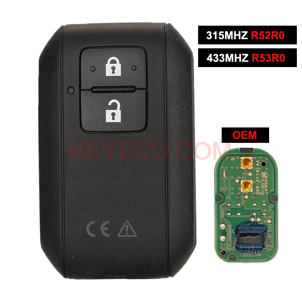 Original keyless Go 2 Button Smart Card 315MHz / 433MHz ID47 ...
