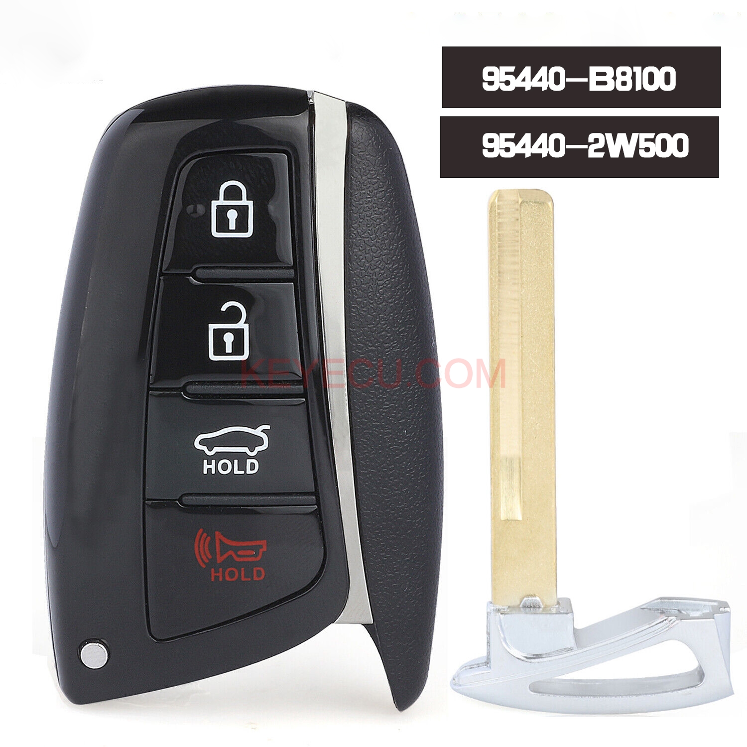 95440-B8100 / 95440-2W500 Smart Remote Key 4 Button 433MHz Fob for ...