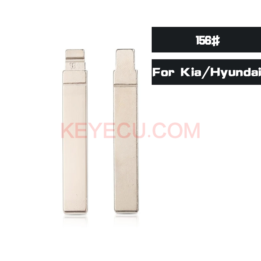 10PCS/Lot Flip Remote Key Blade for Hyundai Kia 156#,Key Blade