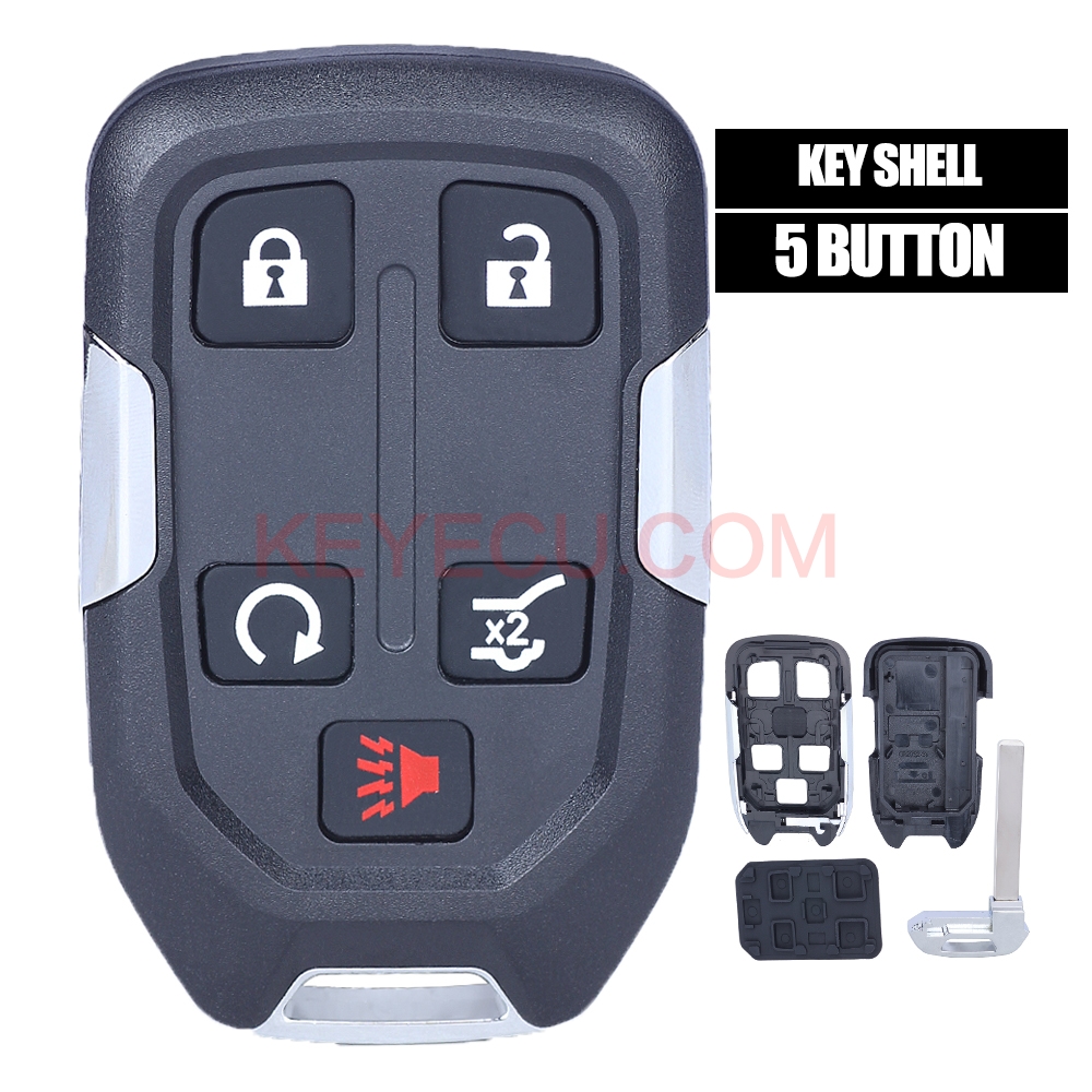 5 Button Smart Key Remote FOB Shell Case for GMC SIERRA Chevy,For Chevrolet