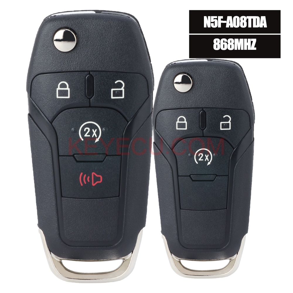 Aftermarket Flip Remote Key 868MHz PCF7945P/HITAG PRO 49 Chip Keyless ...