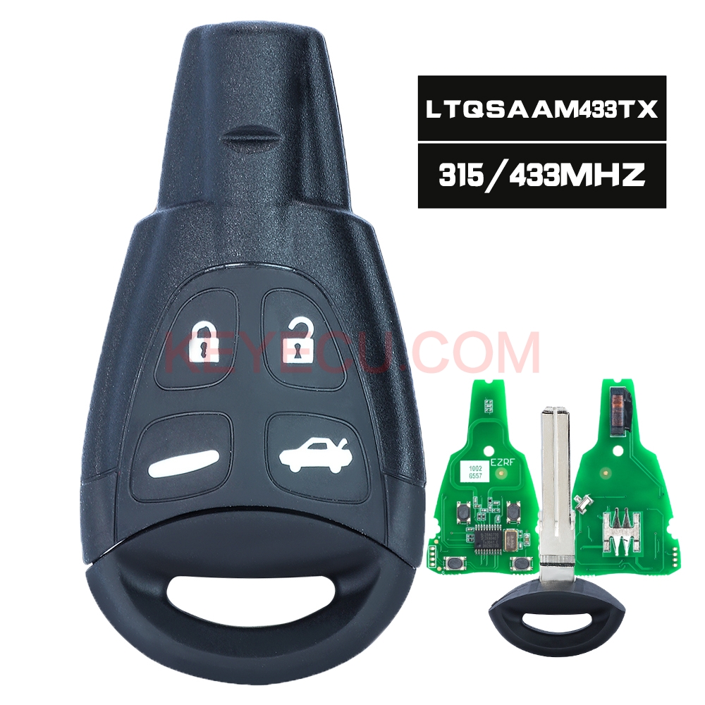 P/N:LTQSAAM433TX Smart Remote Key Fob 315Mhz / 433MHz PCF7946AT for ...