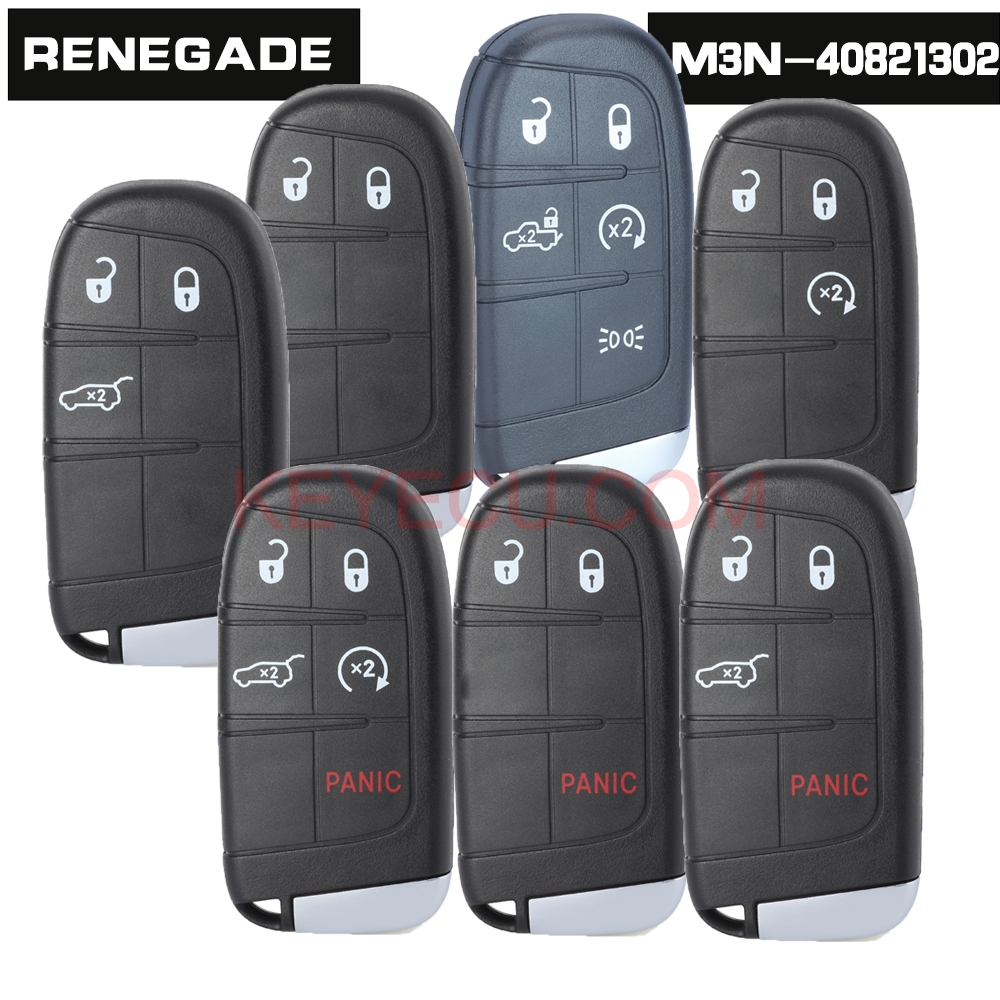 M3N-40821302 Smart Remote Key 2B/3B/4B/5 Button 433MHz 4A for Jeep ...
