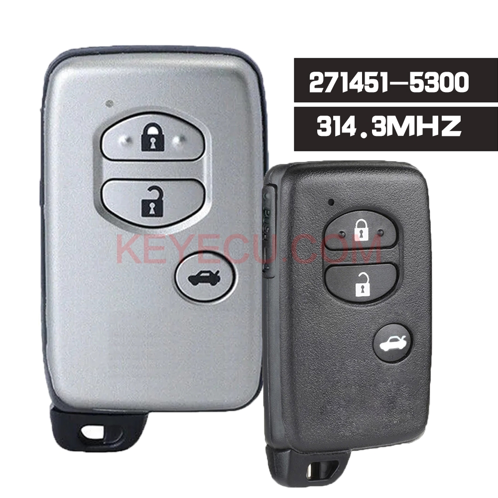 271451-5300 Smart Remote Key 3 Button Fob 314.3MHz for Toyota Mark X 86 ...