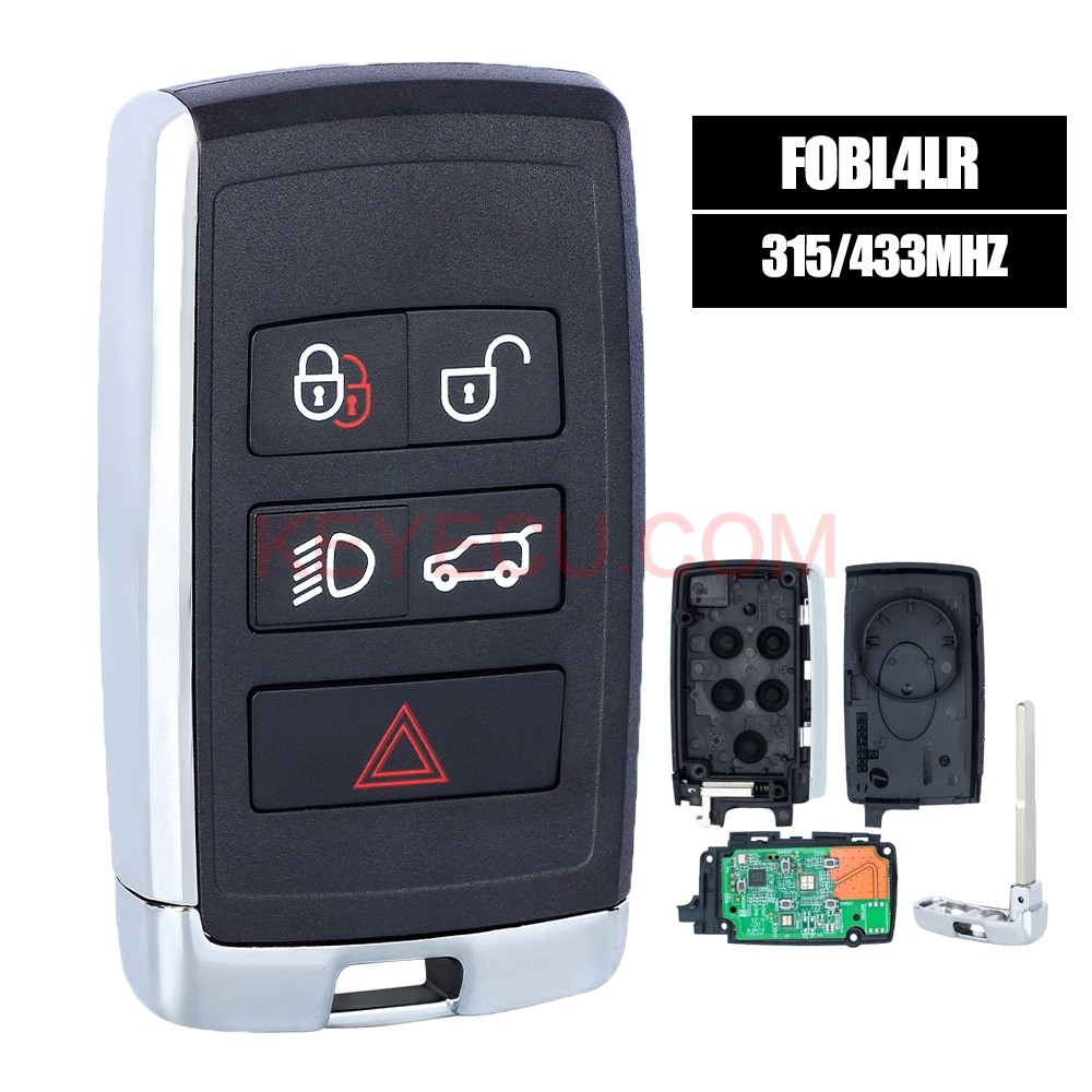 Aftermarket Smart Remote Key 315MHz / 434MHz for Land Rover Velar Range ...