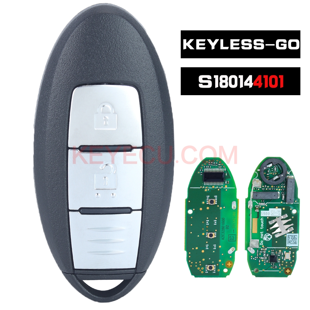 S180144101 Smart Keyless-Go FSK 315MHz 4A Chip Remote Control Car Key 2 ...