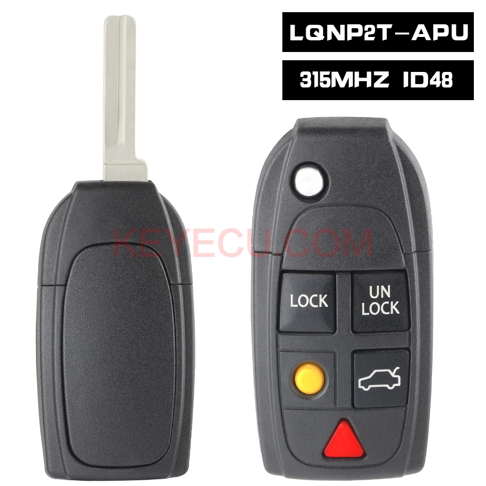 FCCID: LQNP2T-APU 5 Button Remote Key Keyless 315MHz ID48 Chip Fob for ...