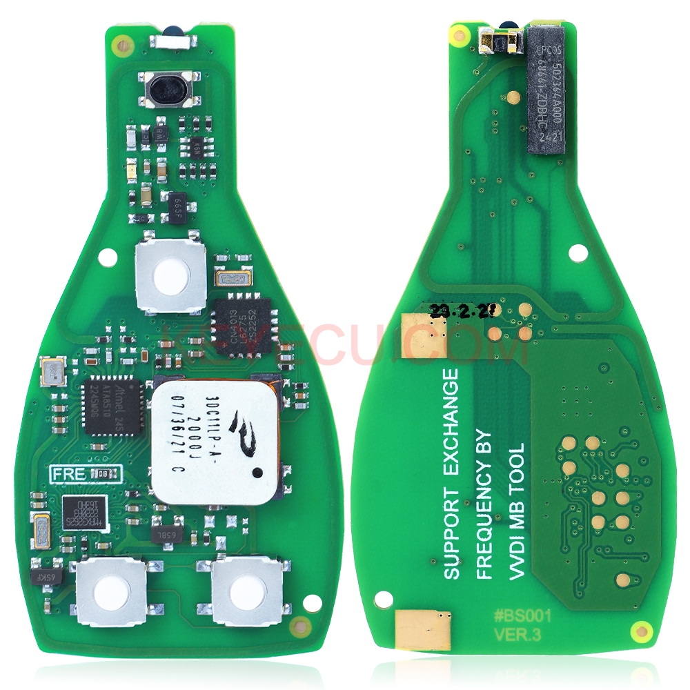 Xhorse MB FBS3 BGA Keyless-Go Key 3B/4B 315MHz/433MHZ for Mercedes-Benz ...