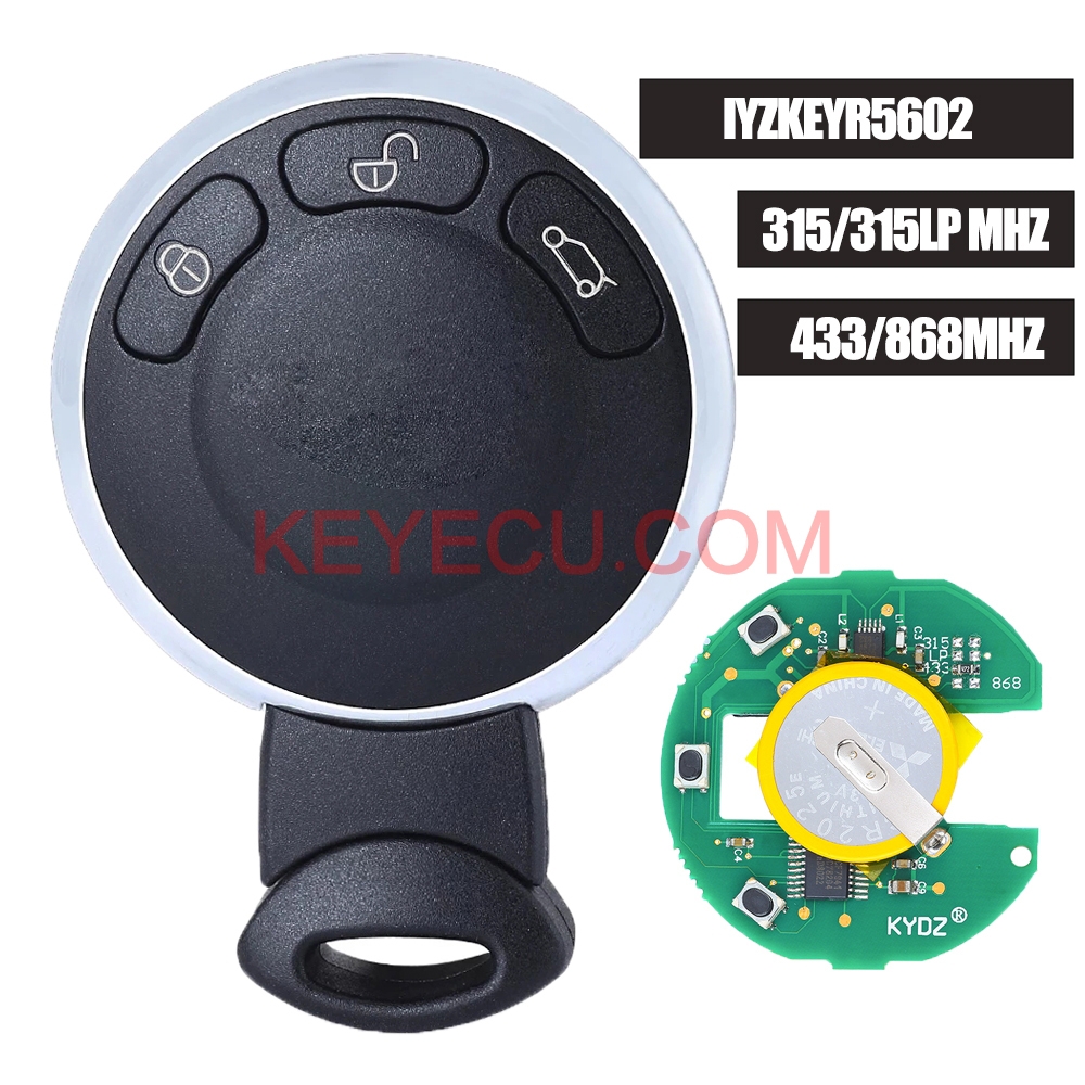 KYDZ Rechargeable Battery Smart Remote Key CAS System ID46 Chip 315LP ...