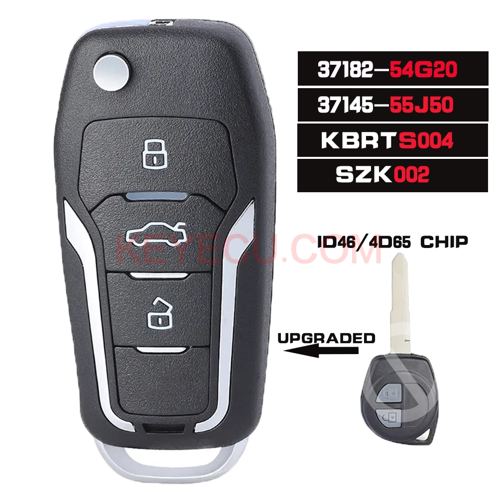 P/N: 37182-54G20, 37145-55J50, KBRTS004, SZK002 315MHz ID46 /4D65 Chip ...