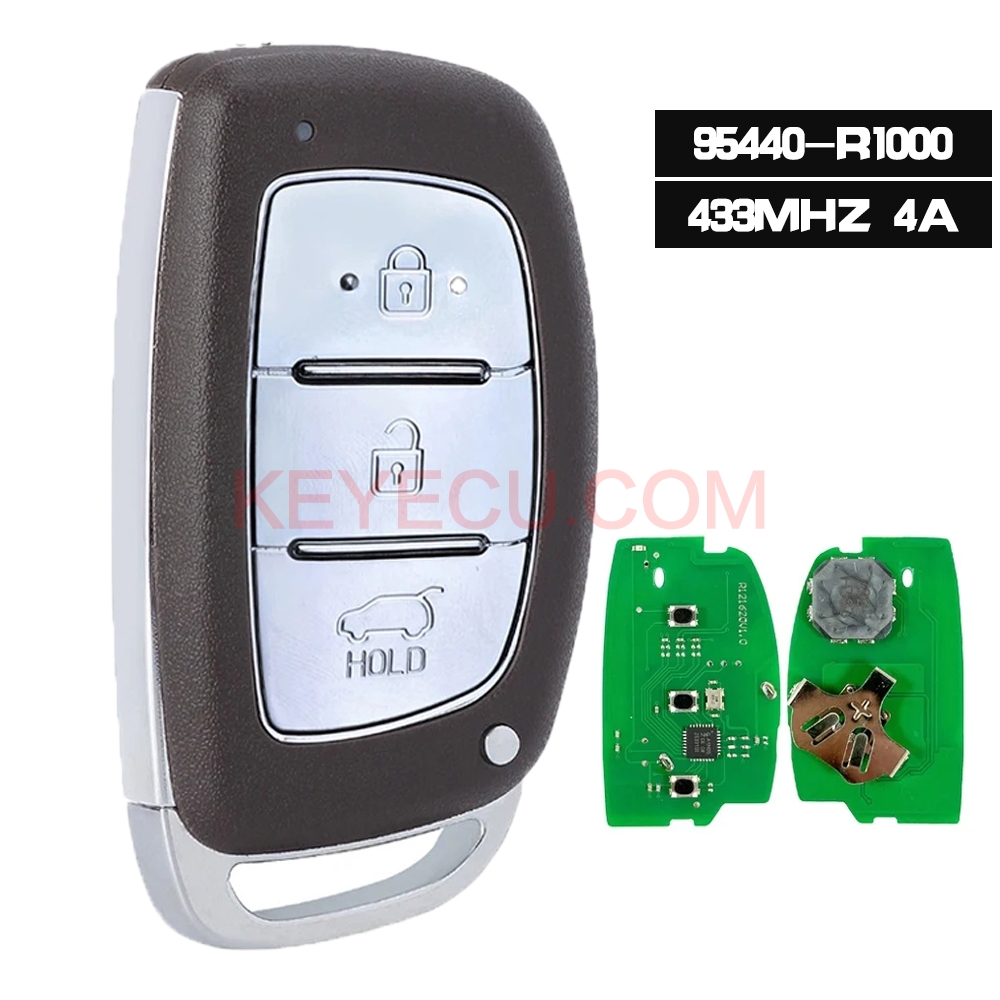 P/N: 95440-R1000 433Mhz 4A Chip Smart Remote 3 Button Smart Car Key for ...