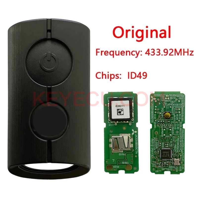 Original Remote Control Key FOB 433.92MHz ID49 Chip For YAMAHA XMAX NVX ...