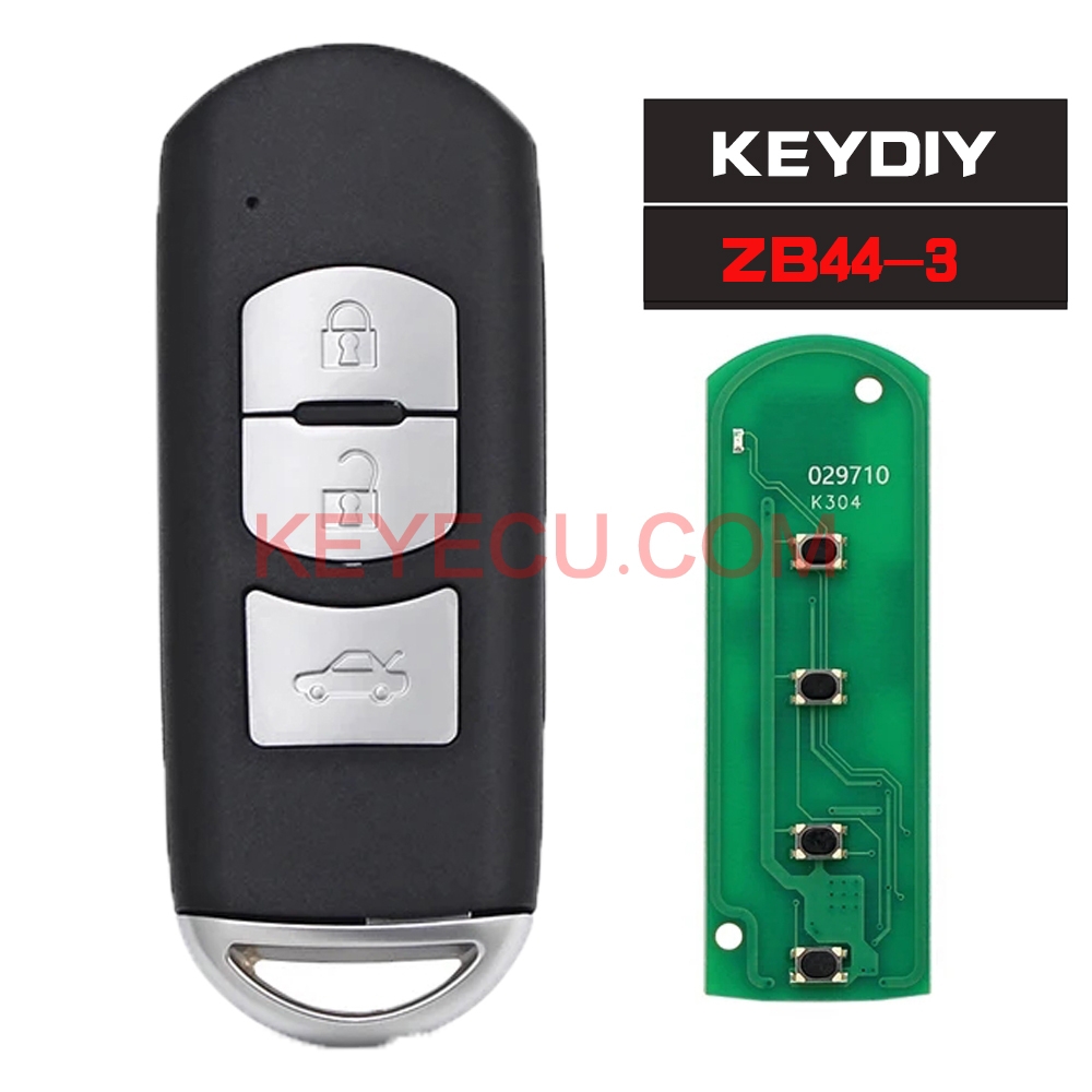 KEYDIY KD ZB44-3 Universal Smart Remotes Key ZB Series for Mazda Style ...