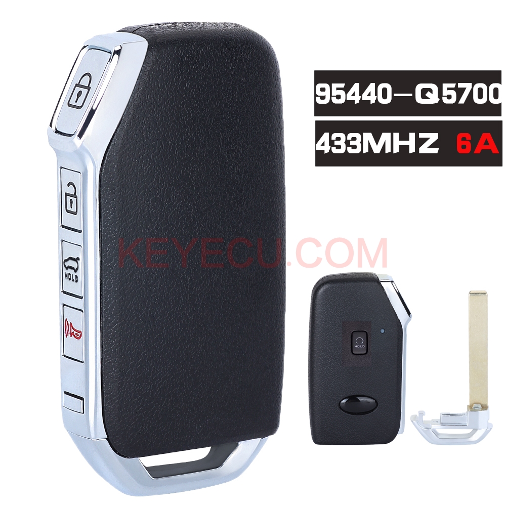 95440-Q5700 , NY0SYECF0B1907 Smart Remote Key Keyless Go Fob 433MHz 6A ...