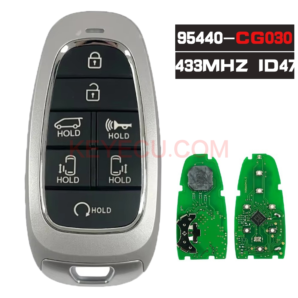 P/N: 95440-CG030, FOB-4F28 Smart Key Keyless 433MHZ Hitag 3 47 Chip 7 ...