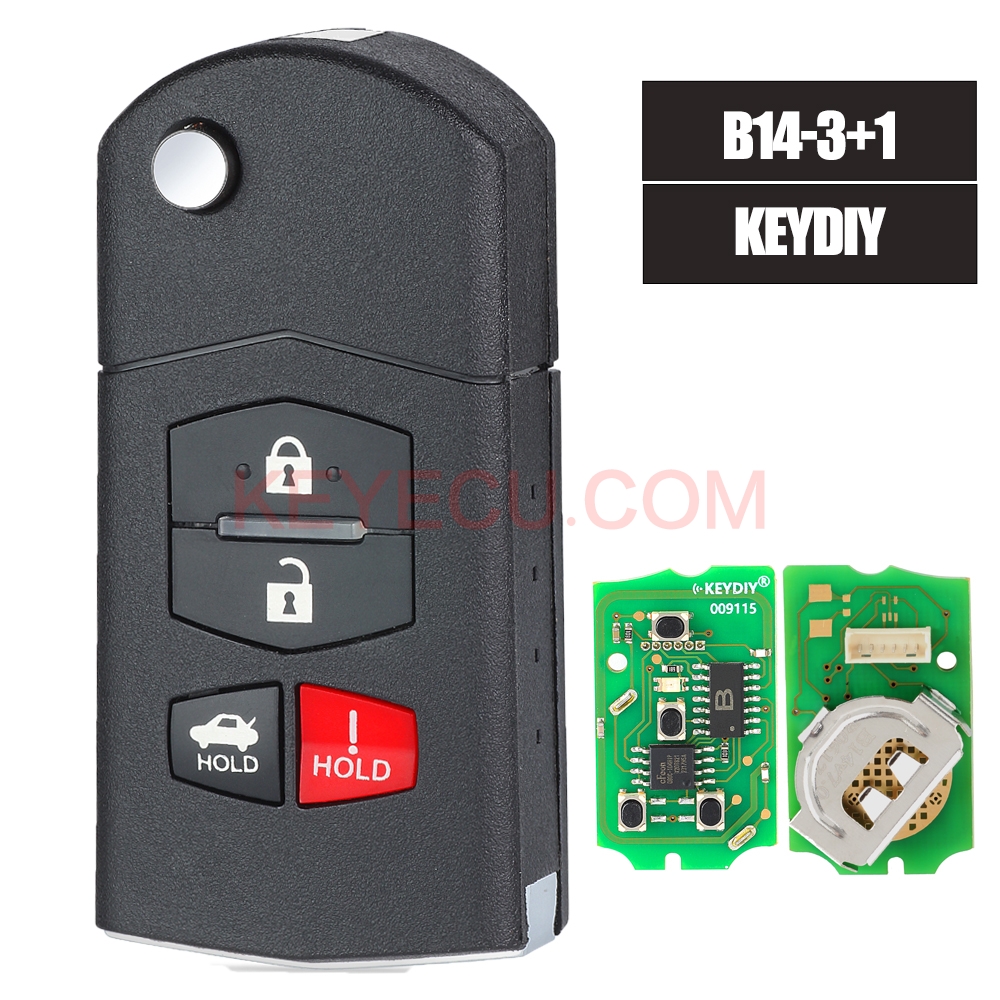KEYDIY B14-3+1 Universal Remotes B-Series for KD900 KD900+,KD Universal ...