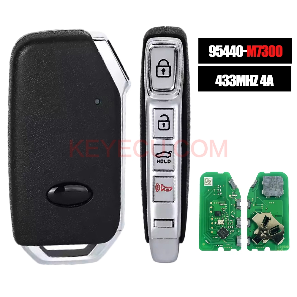 95440-M7300 Aftermarket Smart Remote Key 4 Buttons 433MHz 4A Chip For ...